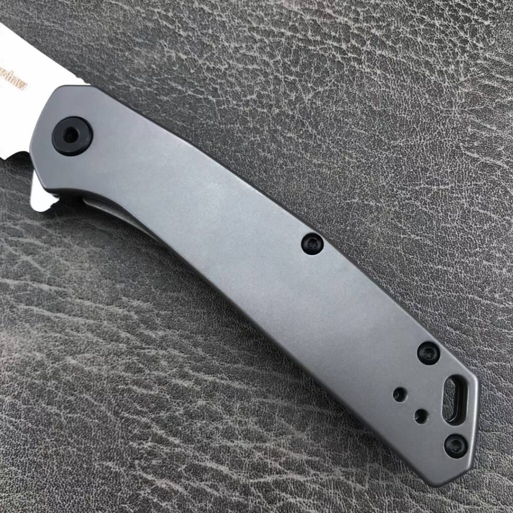 Kershaw 1405 Align Assisted Flipper Knife 3.15" Satin Clip Point Blade ...